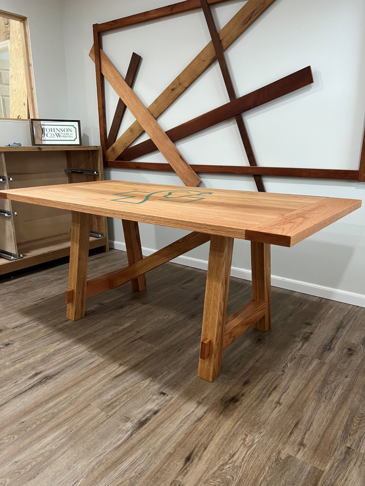 Red Oak Dining Table - Johnson Company Woodworking : Johnson Company ...